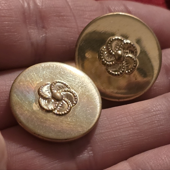 Other | Vintage Brass Flower Buttons | Poshmark